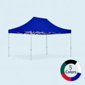 Stock Color Pop Up Tents w/ Walls for Advertising, Parties, Weddings & More
