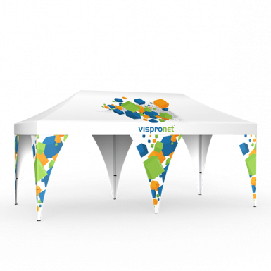 Pop Up Tent Leg Banners for Advertising Event Canopies
