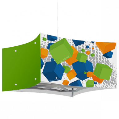 4-Sided Hanging Sign - Ceiling Signage for POP Displays