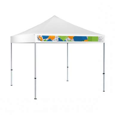 Tent Valance Banners - Removable Canopy Valance Banner