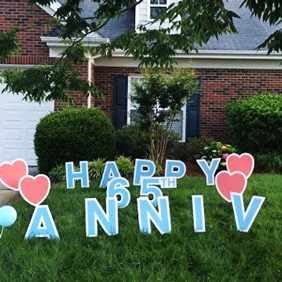 Custom Yard Letters | Free Shipping | Vispronet