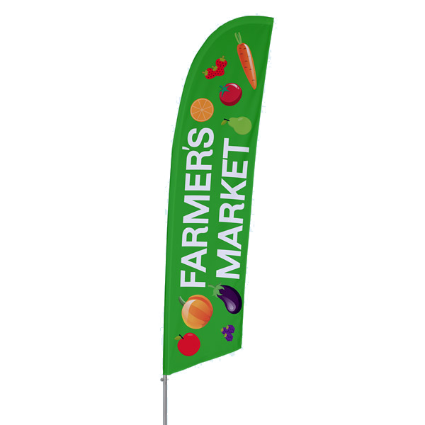 Farmers Market Banner Flags | Vispronet