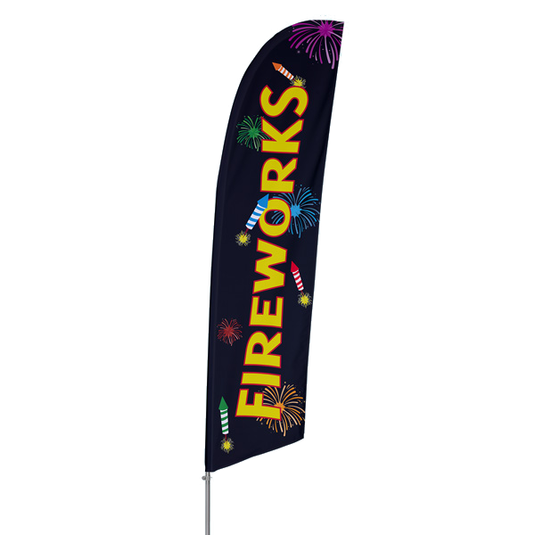 Fireworks Banner Flags | Vispronet
