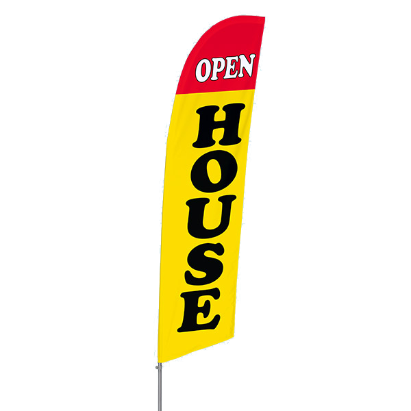 Open House Feather Flags | Lowest Prices | Vispronet