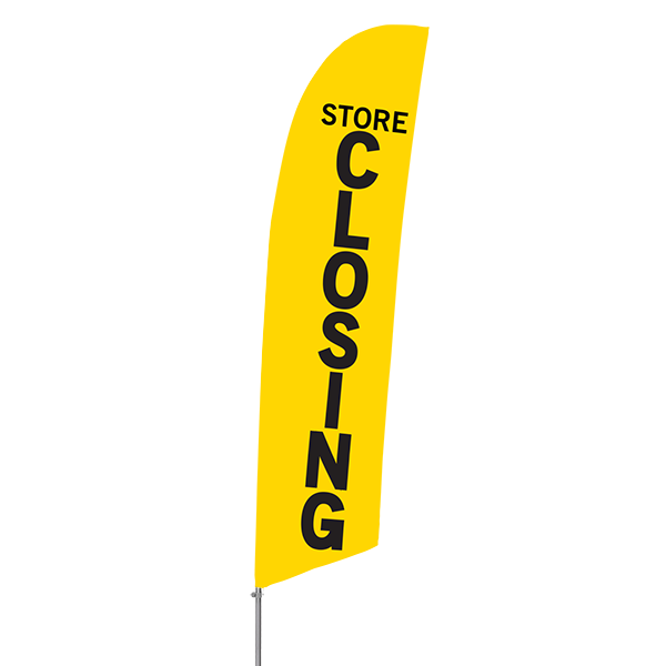 Store Closing Feather Flag| Vispronet
