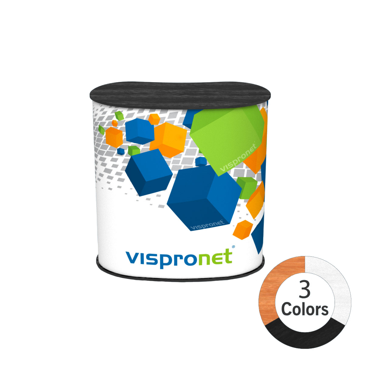 Portable Counter Oval | Vispronet